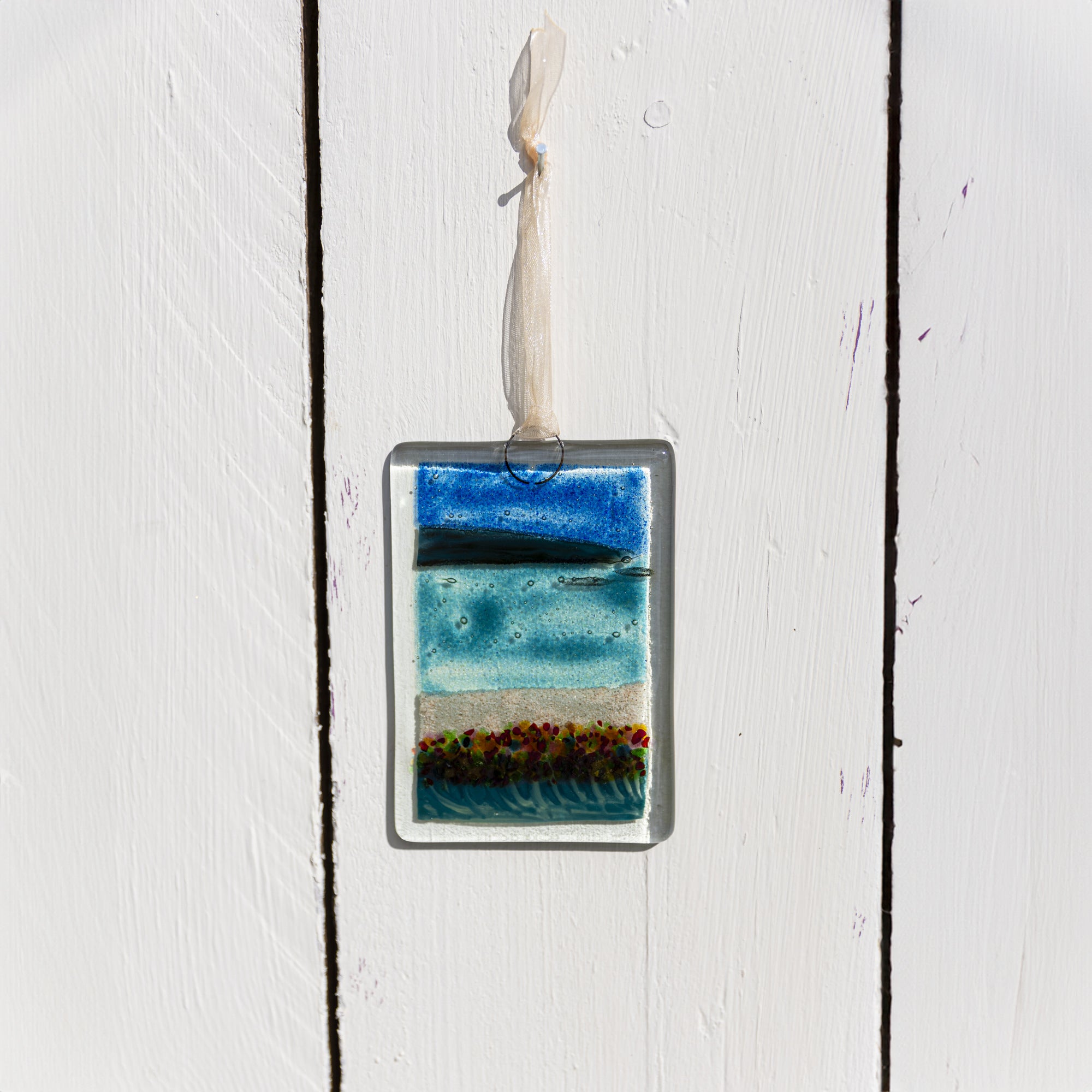 Orkney Fused Glass Small Hanging – Flow Glass